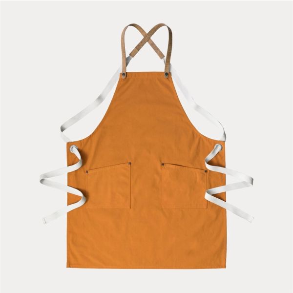 STUDIO APRON WITH CORK STRAPS – JA uniforms
